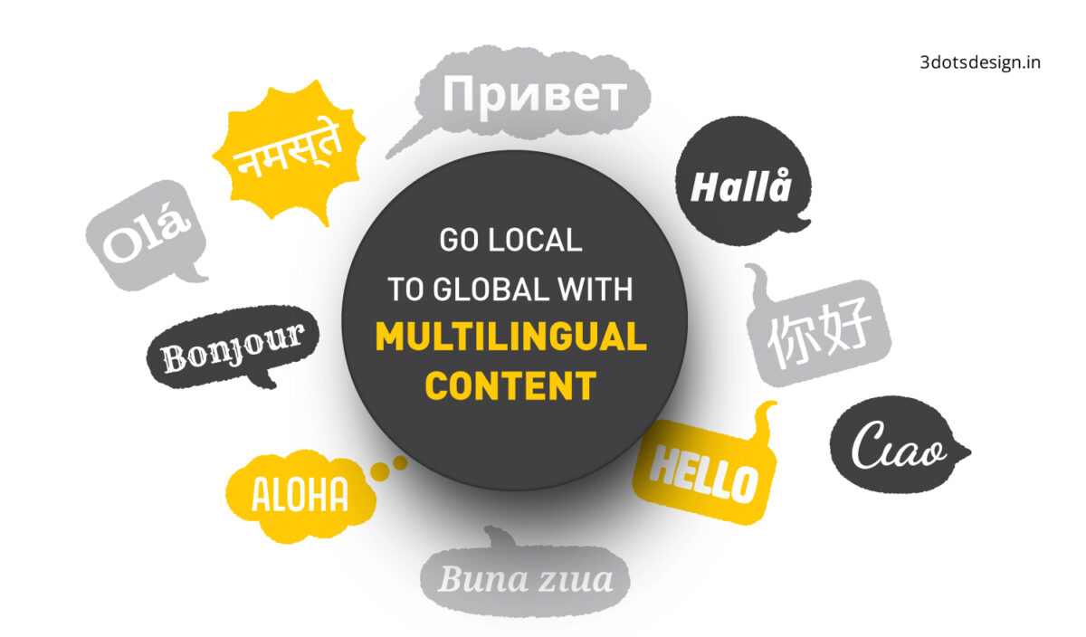 Go Local to Global With Multilingual Content - 3 Dots Design Pvt. Ltd ...